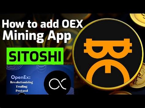 How Add Oex Coin In Metamask Wallet Sitoshi Mining App Openex