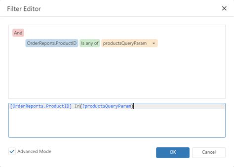 cascading parameters on the web business intelligence dashboard devexpress documentation