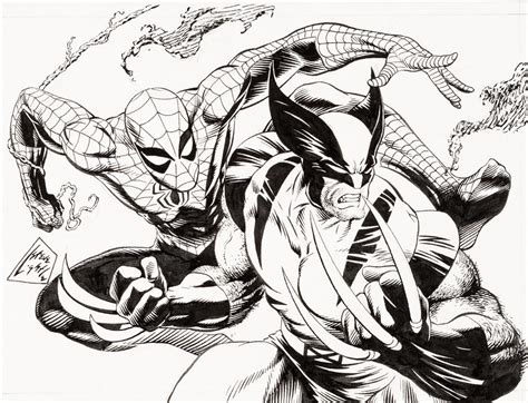 Cool Comic Art On Twitter RT CoolComicArt Spider Man Wolverine By
