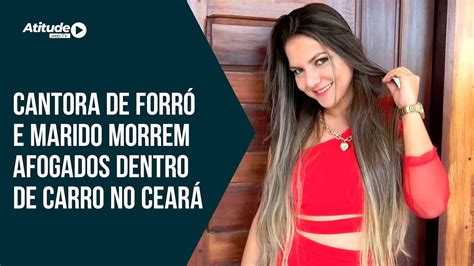 Cantora de forró morre junto ao marido afogados dentro de carro no