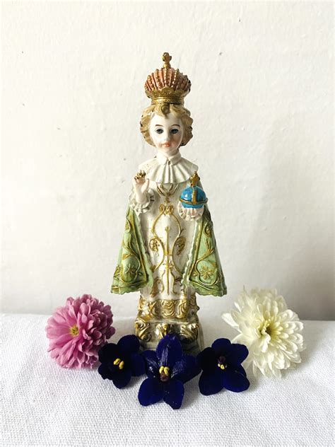 Prager Jesulein Statue 14cm Verschiedene Farben