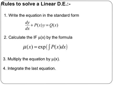 first order ode with its application