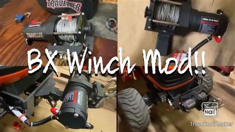 Kubota Bx Custom Winch Setup Mod Youtube