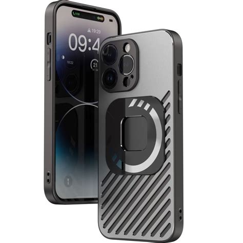 Etui R JUST SJ55 Do IPhone 14 Pro Max Pancerne Do MagSafe Czarne