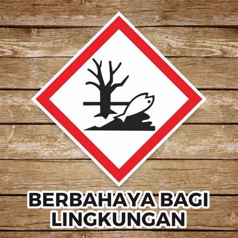 Promo Sticker Label Simbol B3 Stiker Vinyl Bahan Berbahaya Dan Beracun