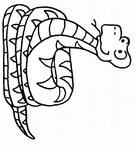 Snakes Printable Coloring Pages