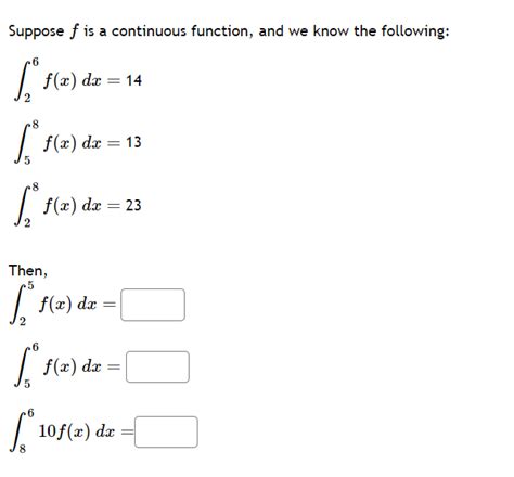 solved suppose f is a continuous function and we know the