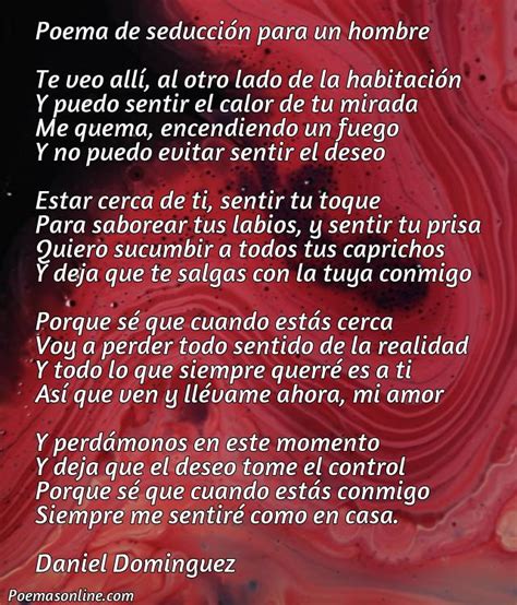 Mejores Poemas De Seducci N Para Un Hombre Poemas Online