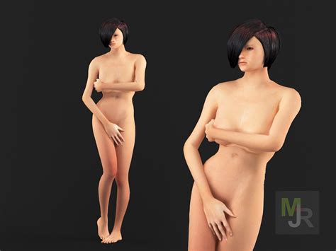 Girl Naked 3D Model TurboSquid 1287722