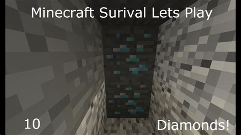 Minecraft Lets Play Episode Diamonds Youtube