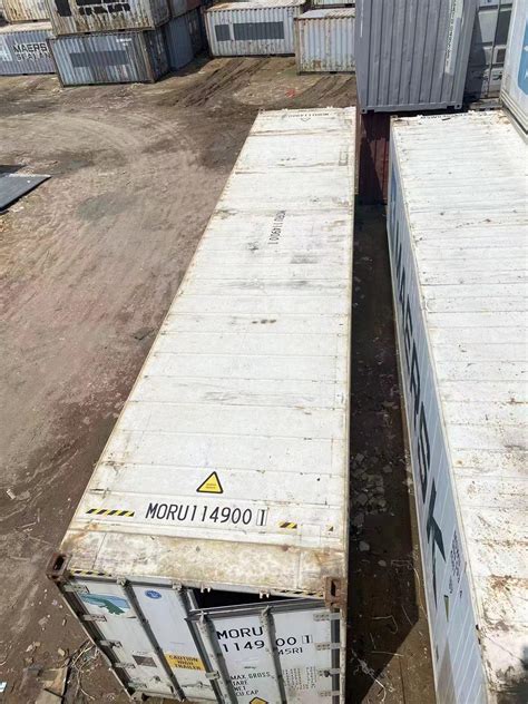 Used Second Hand ISO Standard 40 FT Hc Reefer Shipping Container 25
