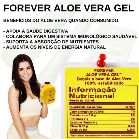 Suco Forever Aloe Vera Gel Vegano Babosa Fbo Forever
