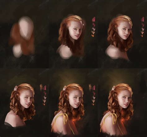 Digital Painting Process Pictures Step By Step Digital Painting