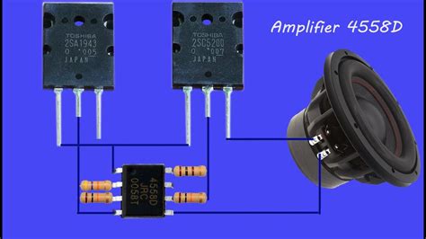 DIY Powerful Ultra Bass Amplifier Of 2SC5200 And 2SA1943 Transistors