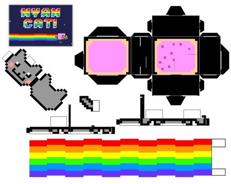 Nyan Cat Cubee By Mikeyplater On DeviantART Nyan Cat Paper Doll