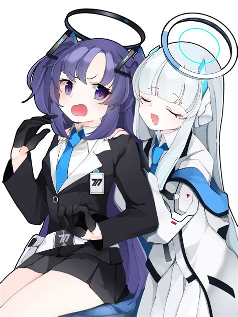 Yuuka And Noa Blue Archive Drawn By P W Danbooru