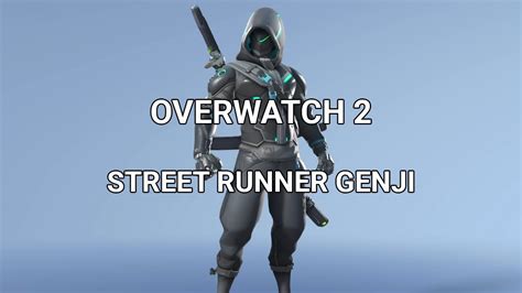Overwatch 2 Street Runner Genji Epic Skin Bundle Emote Victory Pose OW2