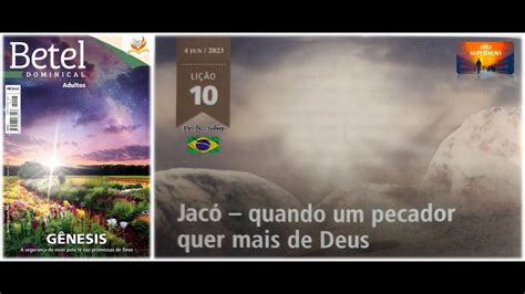 Li O Ebd Betel Trimestre Jac Quando Um Pecador Quer Mais