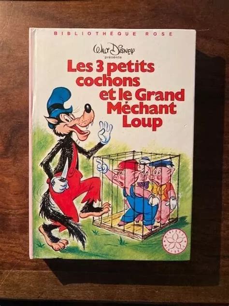 WALT DISNEY LES TROIS Petits Cochons Et Le Grand Mechant Loup 1982 EUR