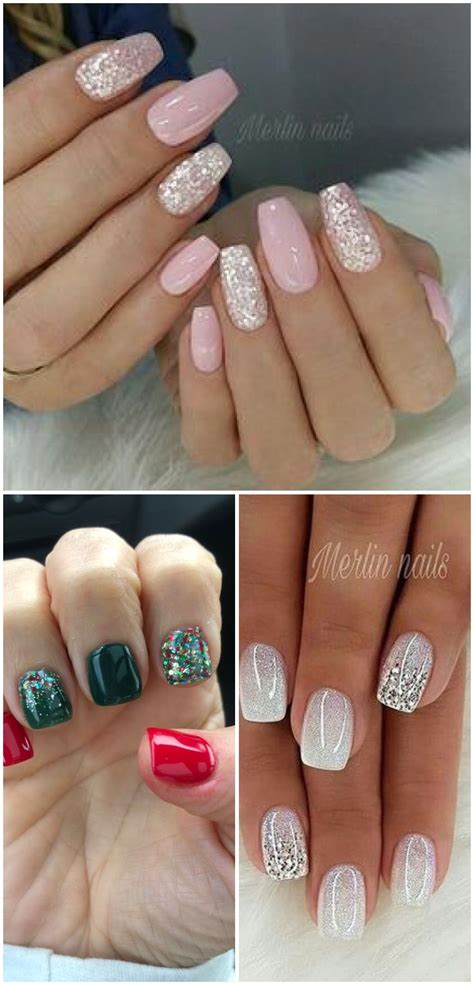 Ongles D Hiver Parfait Pour La Saison Des Vacances Ongles Ongles