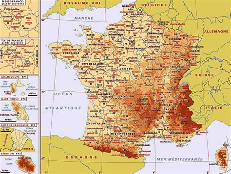 Carte France Departements Vacances Guide Voyage Pour Carte De Images
