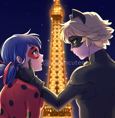 Marinette Dupain Cheng Adrien Agreste Chat Noir And Ladybug