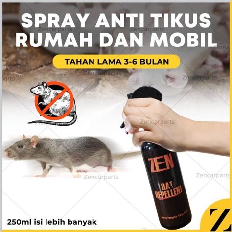 Jual Zen Rat Repellent Spray Cairan Pengusir Tikus Parfum Pembasmi