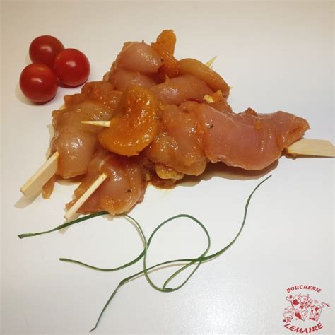 Brochette D Aiguillette De Poulet Miel Abricot 150g
