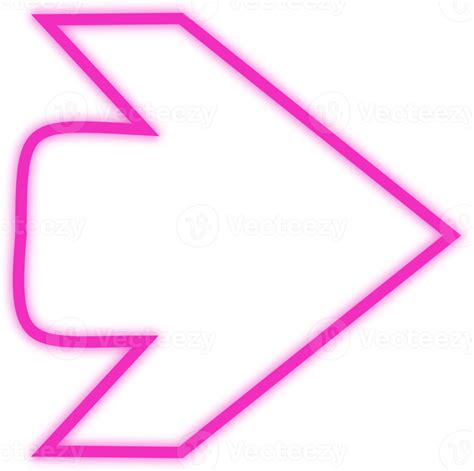 Neon Pink Arrow 18745807 PNG