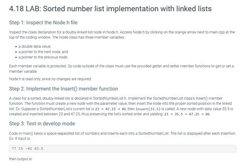 solved inspect the class declaration for a doubly linked