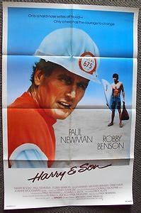 HARRY AND SON Original 1 SHEET Poster PAUL NEWMAN Shirtless ROBBY