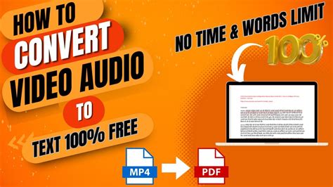 Omghow To Convert Audio Video To Text Free No Time Words