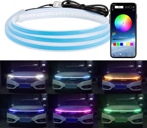 Amazon Chemini 60 Inch Car LED Hood Light Strip APP Control