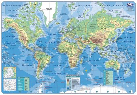 MAPA Nº6 F P PLANISFERIO X 25UN Distribuidora La Colo