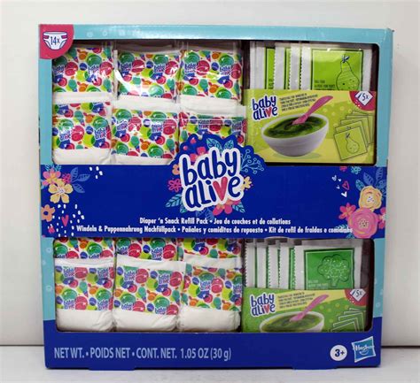Baby Alive Diaper N Snack Refill Pack Hasbro Walmart Inventory