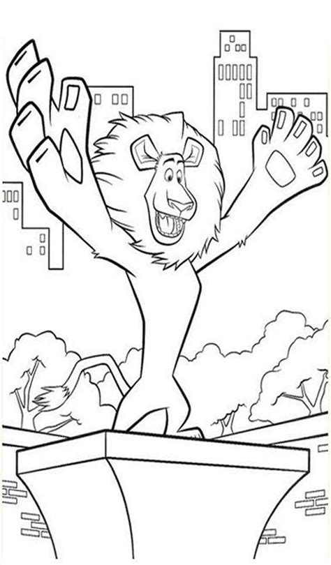 Madagaskar Pingwiny Z Madagaskaru Coloring Nation