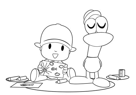 Desenhos Para Colorir E Imprimir Desenhos Para Colorir Do Pocoyo E