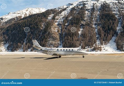 Cessna Xl Citation Xls Business Jet In Zurich In Switzerland
