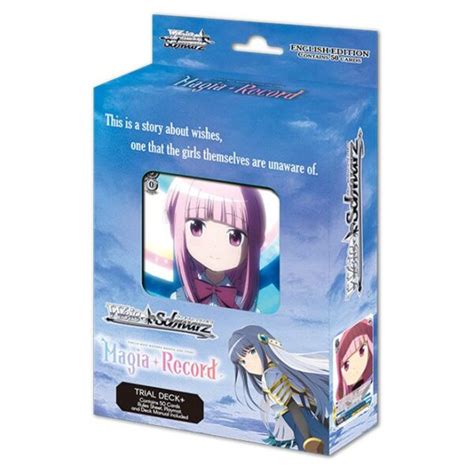 Weiss Schwarz Puella Magi Madoka Magica Side Story Magia Record Trial