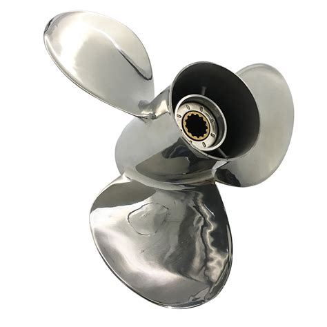 11 3 8 X 12 Stainless Steel Propeller For Yamaha Outboard Engine 663