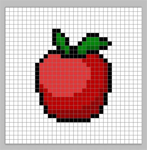 How To Make A Pixel Art Apple Mega Voxels
