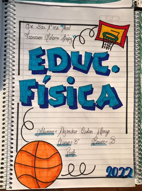 Educación Física portada caratula Portadas de educacion fisica