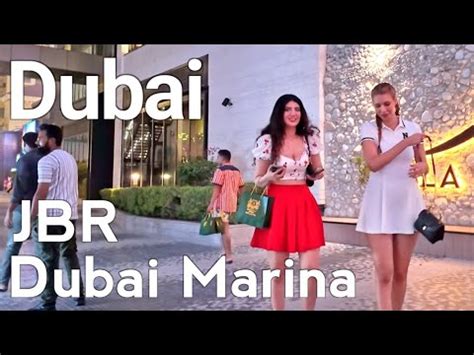 Dubai 4K Amazing JBR Dubai Marina Walking Tour YouTube