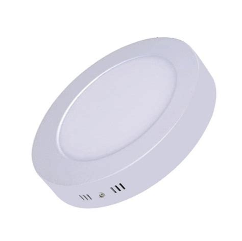 Kit 10 Plafon Luminaria Sobrepor Teto Led Redondo Spot 12w Frete grátis