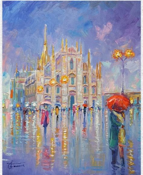 Giuseppe Faraone Art On Twitter Innamorati A Milano Olio Su Tela Cm