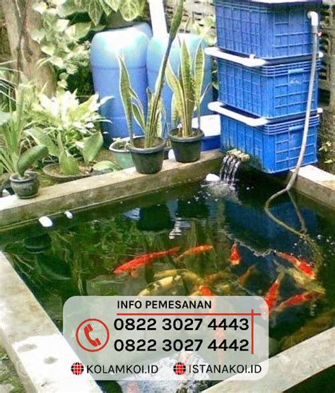 Buat Kolam Ikan Koi Minimalis Modern Jakarta Selatan Harga Murah