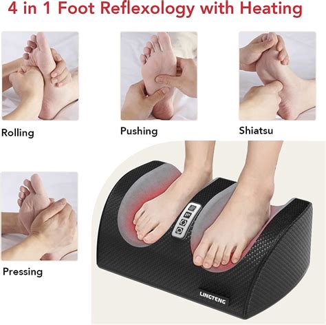 LINGTENG Shiatsu Foot Massager Machine With Heat Review Massager