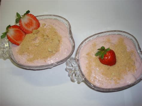 Receitas Ao Desafio Receita De Pudim De Morango E Bolacha