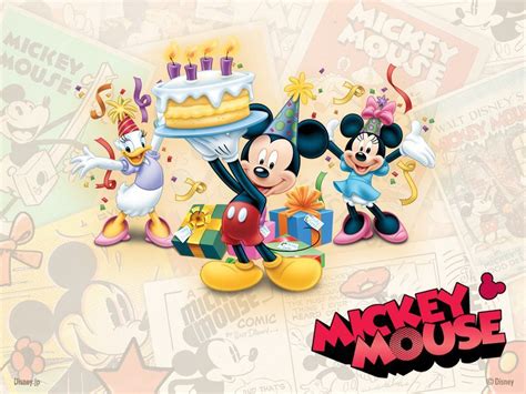 Red Minnie Mouse Birthday Wallpaper