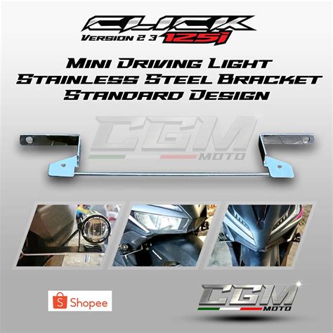 HONDA CLICK V2 125 150 MDL BRACKET MINI DRIVING LIGHT BRACKET PURE